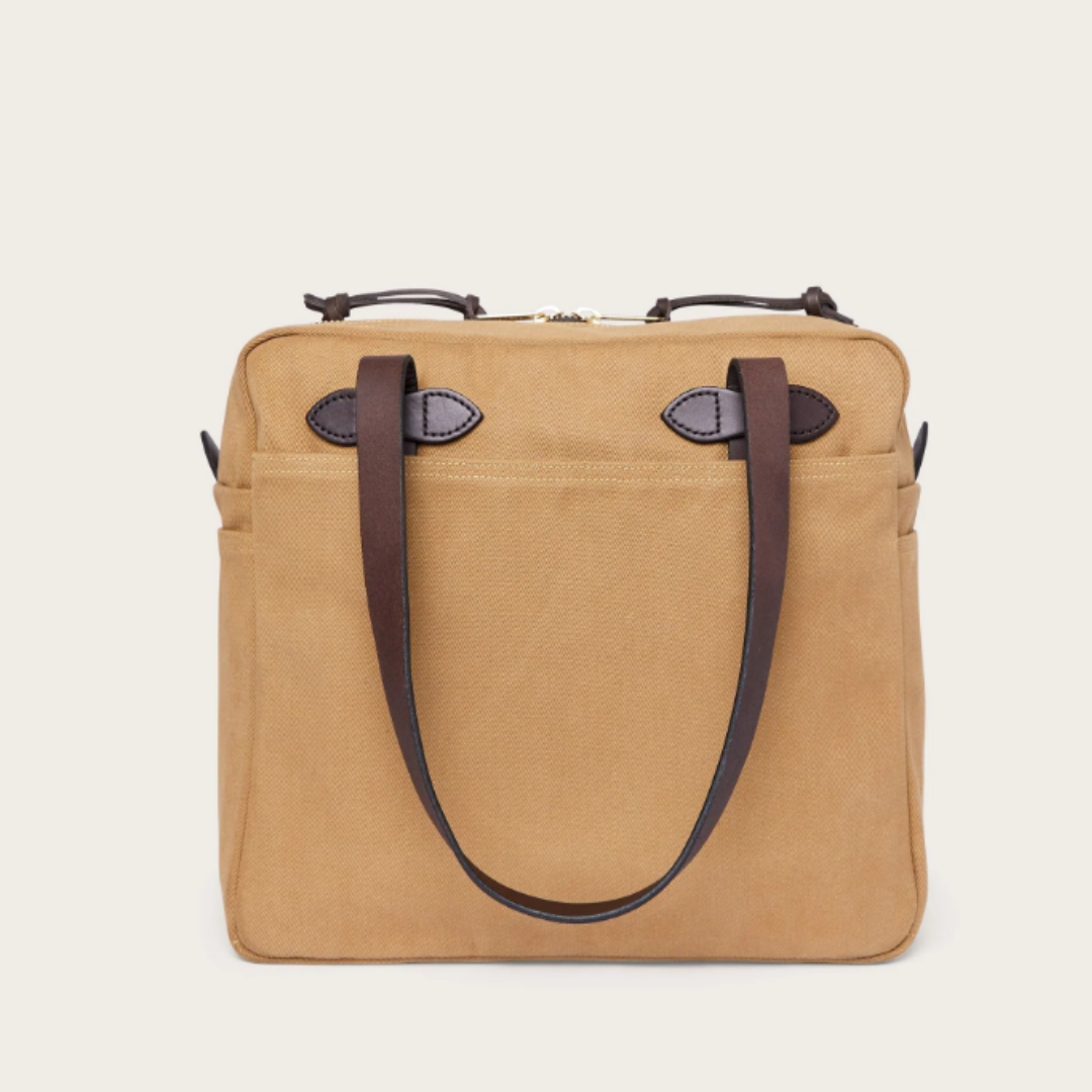 FILSON - RUGGED TWILL TOTE BAG WITH ZIPPER - Ravizza dal 1871